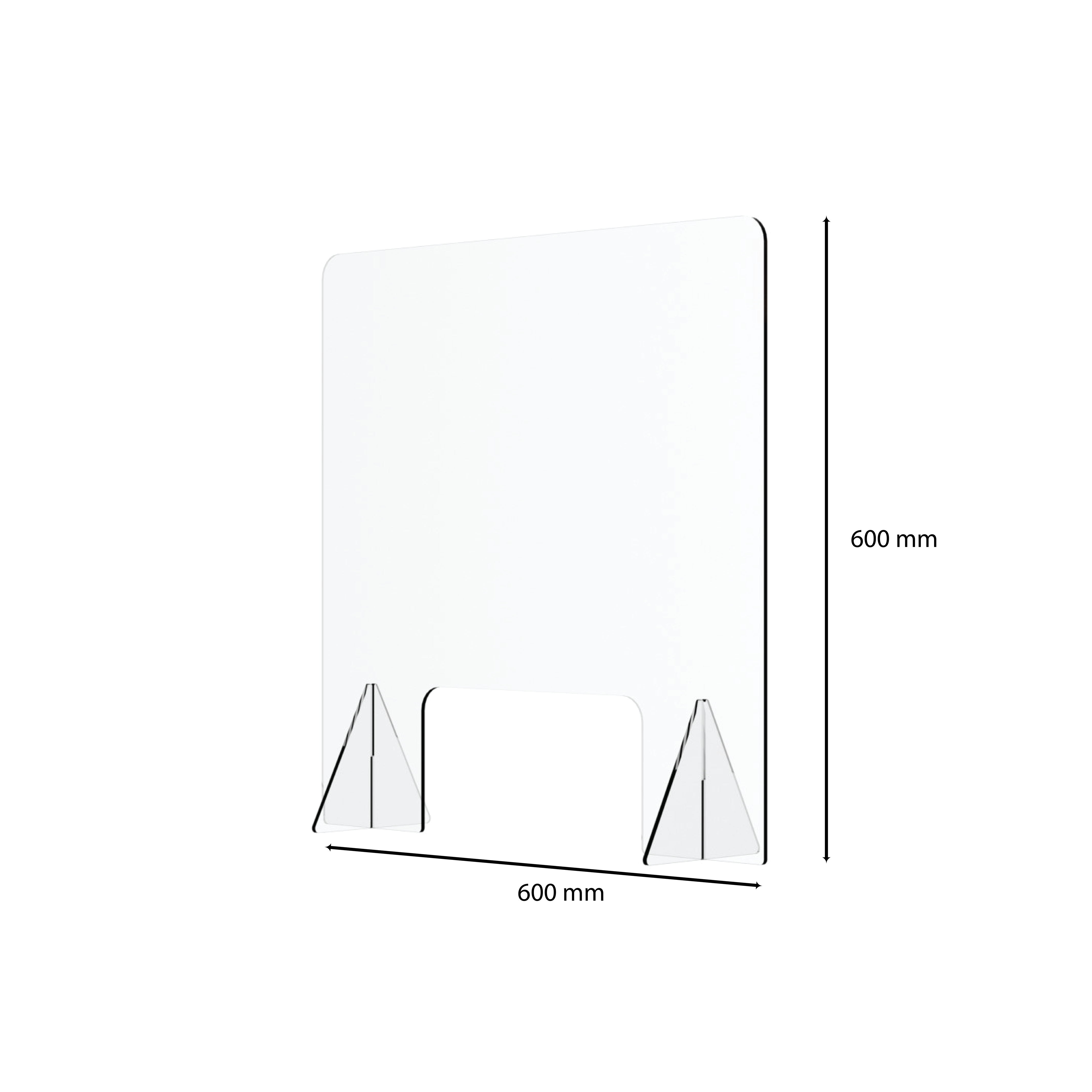 Acrylic Screen Guard 600x600x5mm - Biofree.com