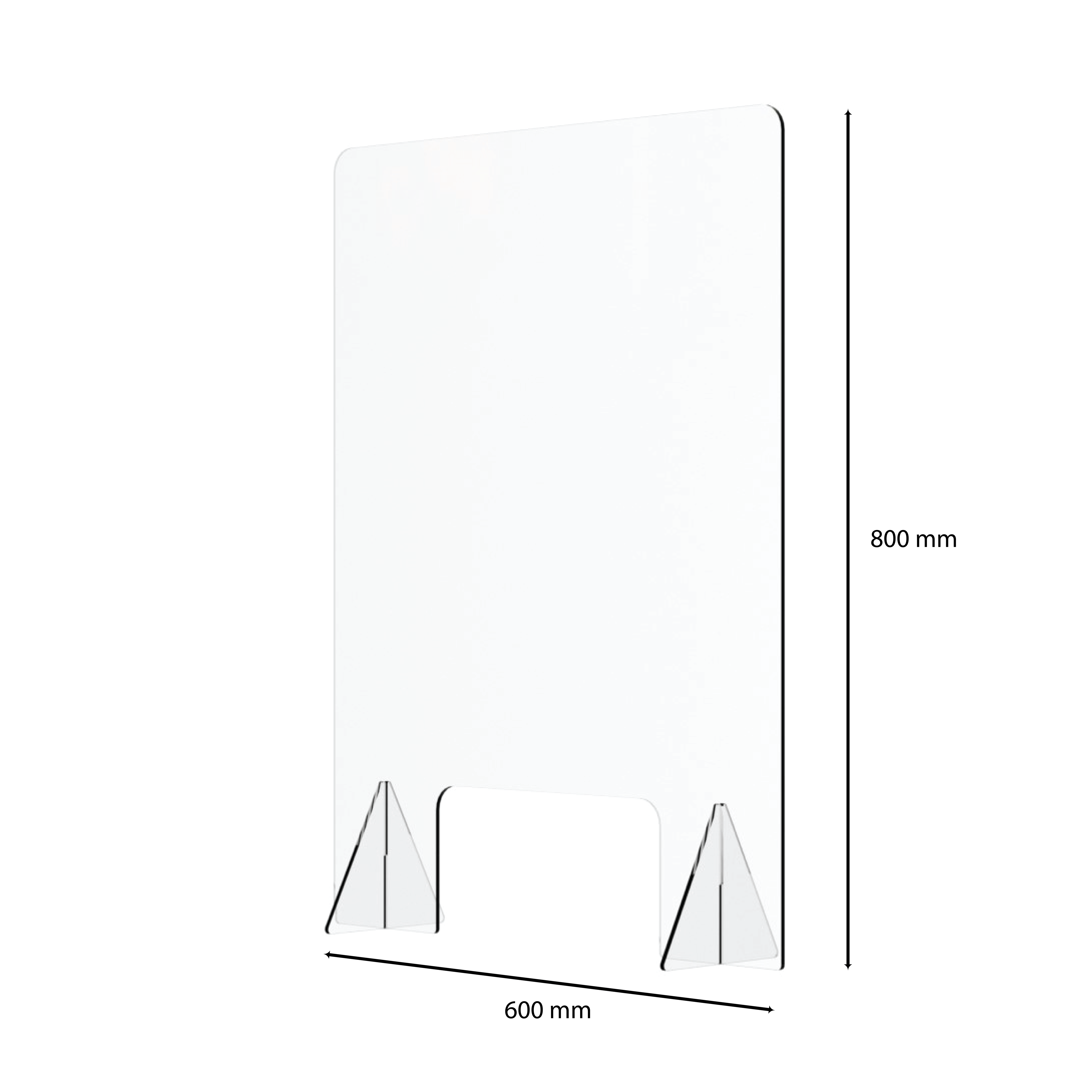 Acrylic Screen Guard 600x800x5mm - Biofree.com