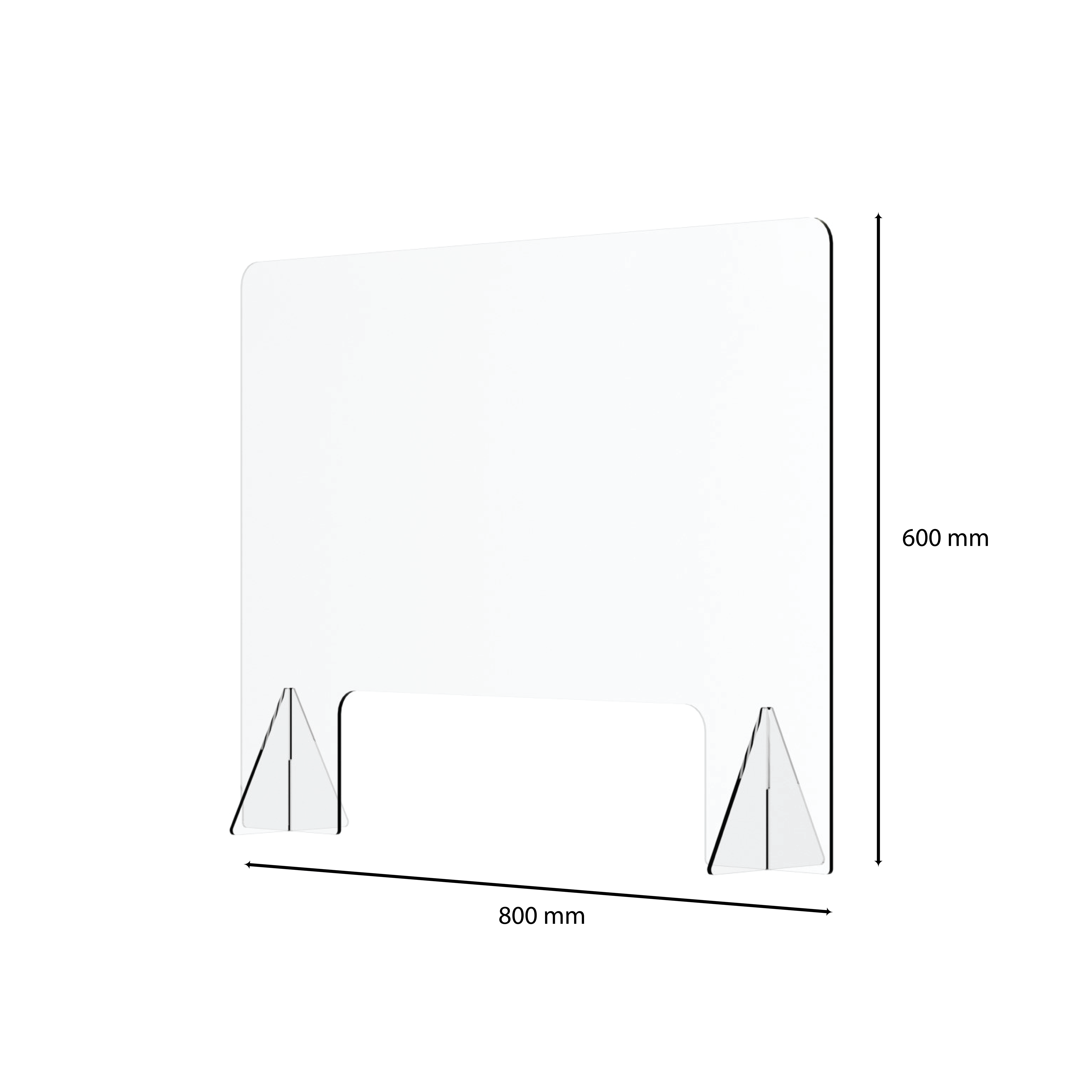 Acrylic Screen Guard 800x600x5mm - Biofree.com